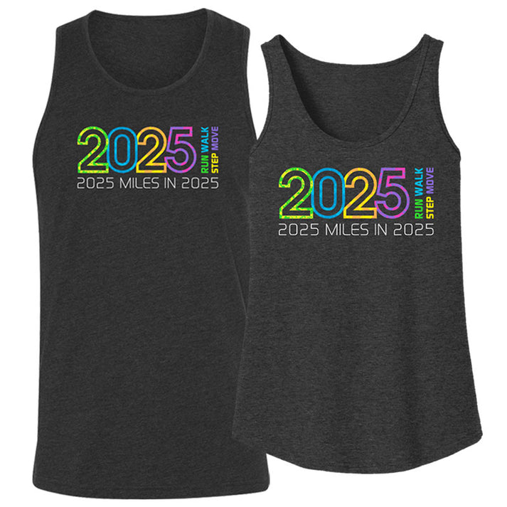2025 Miles in 2025 Lifestyle Blended Tank | Run The Edge – Run The Edge®